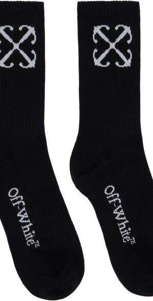 Off-White - Black Arrow Mid Socks