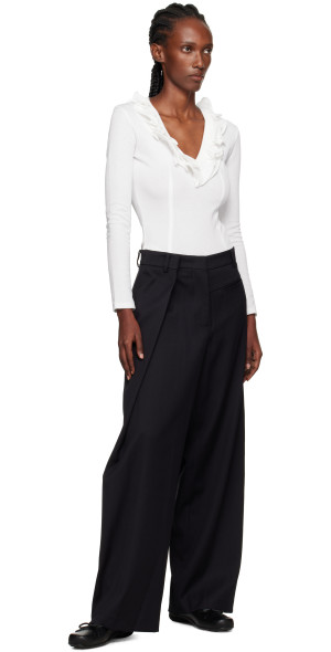 OPEN YY - Black Thigh High Ballet Boots