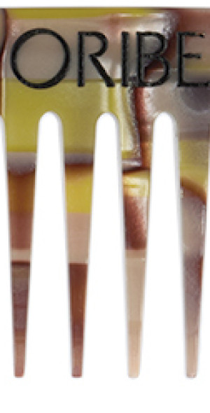 Oribe - Burgundy & Green Italian Resin Wide Tooth Comb