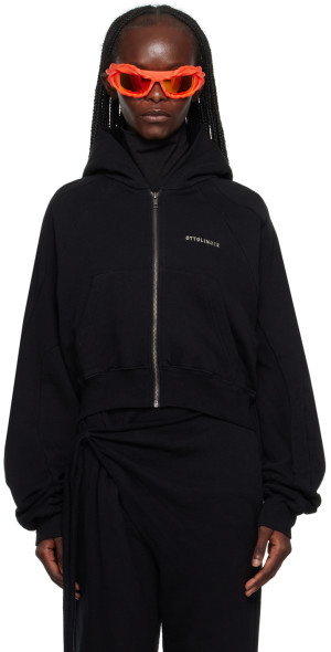 Ottolinger - Black Multiline Hoodie