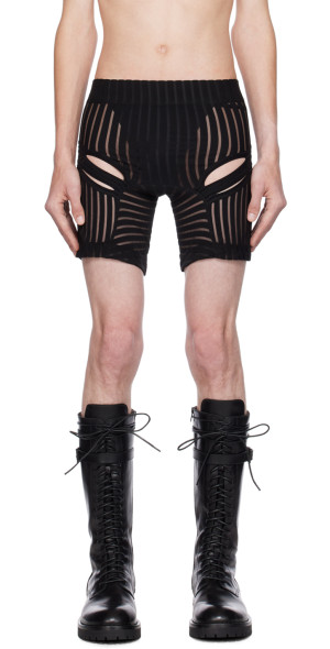 Parnell Mooney - Black Striped Boxers