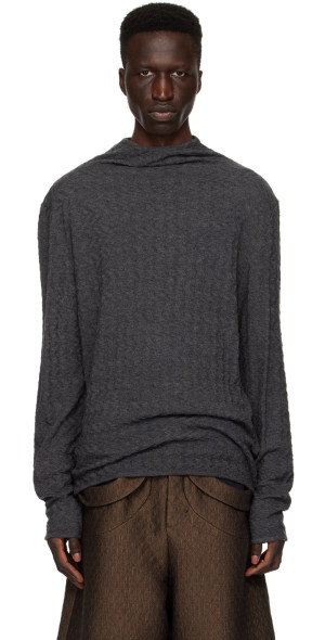 pet-tree-kor - Gray Liatris Long Sleeve T-Shirt