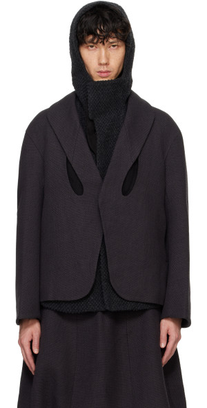 pet-tree-kor - Gray Node Blazer