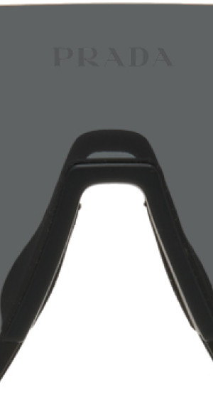 Prada Eyewear - Black Linea Rossa Impavid Sunglasses