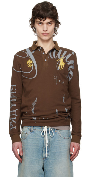 Praying - Brown '' Polo