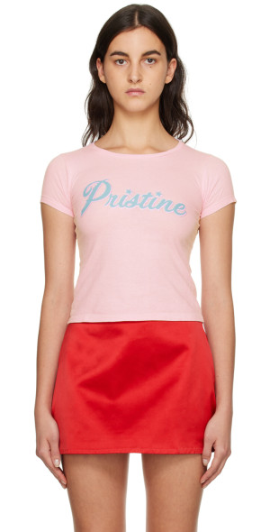 Pristine - SSENSE Exclusive Pink Glitter T-Shirt
