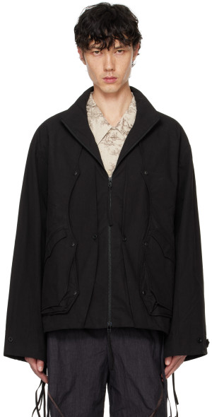 Professor.E - Professor. E Black Poncho Jacket