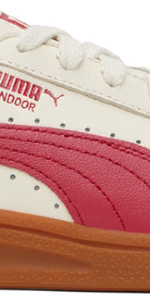 PUMA - Off-White & Red Indoor OG Sneakers