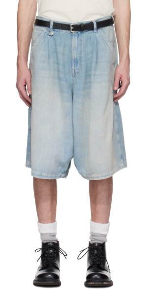 R13 - Blue Jesse Carpenter Denim Shorts