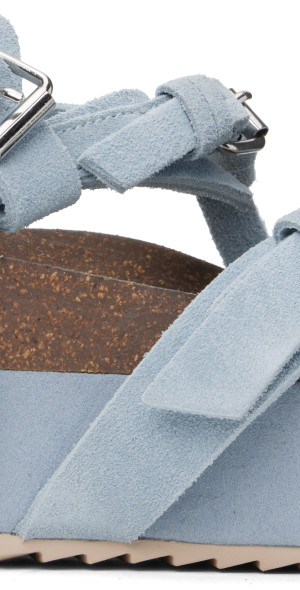 R13 - Blue Platform Sandals