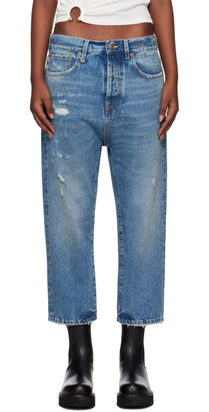 R13 - Blue Tailored Drop Jeans