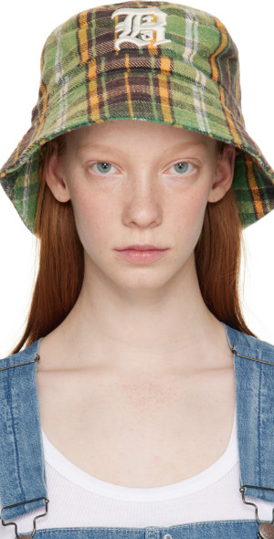 R13 - Green Plaid Bucket Hat