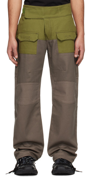 Raga Malak - Khaki & Gray Velcro Jeans