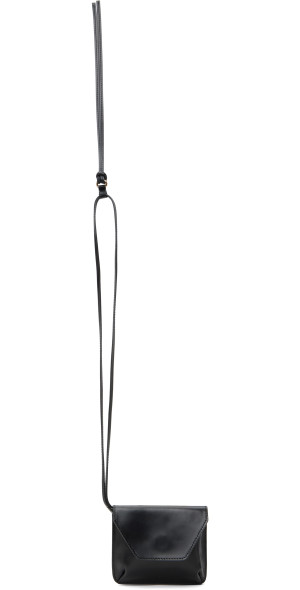 RECTO - Black Mini Pocket Necklace Pouch