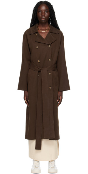 Reformation - Brown Kensington Trench Coat