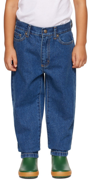 Repose AMS - Kids Blue 5 Pocket Jeans