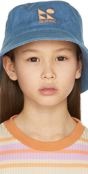 Repose AMS - Kids Blue Denim Bucket Hat