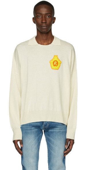 Rhude - Off-White Classic Polo