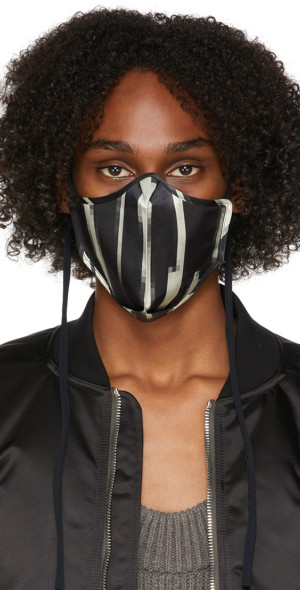 Rick Owens - Black Graphic Mask