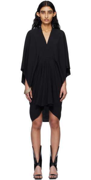 Rick Owens - Black Hollywood Half Moon Minidress