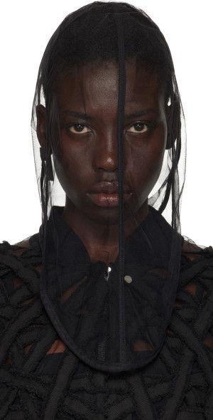 Rick Owens - Black Sheer Hood