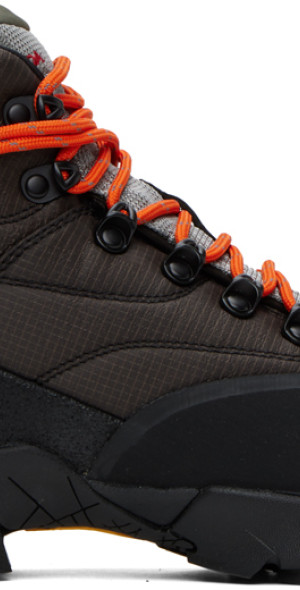 ROA - Brown & Black Andreas Strap Boots