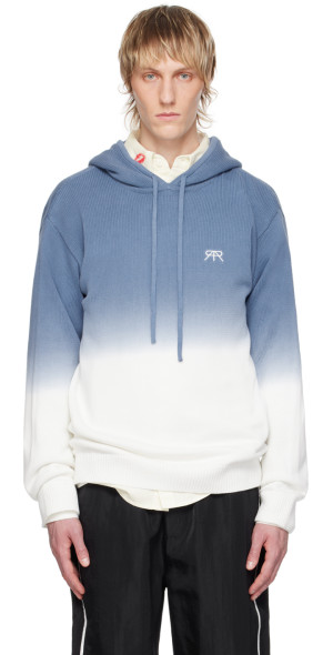 RTA - Blue & White Gradient Hoodie