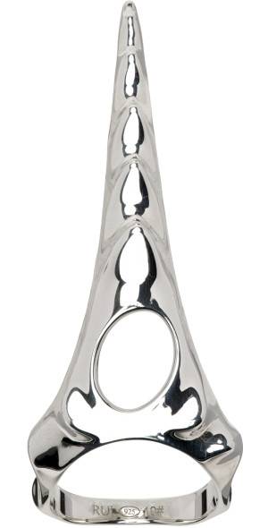 Rui - Silver Claw Ring