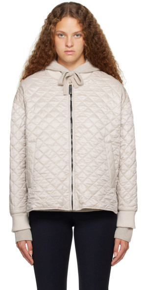 S Max Mara - Off-White Maya Bomber Jacket