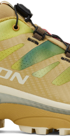 Salomon - Green & Yellow XT-4 OG Aurora Borealis Sneakers
