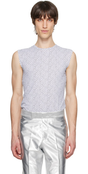 SAPIO - White & Black Nº 26 Tank Top