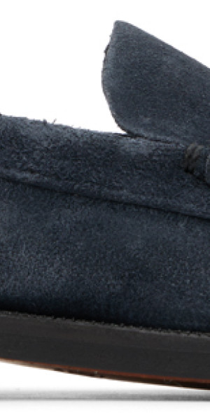 Sebago - Navy Classic Dan Rough Out Loafers