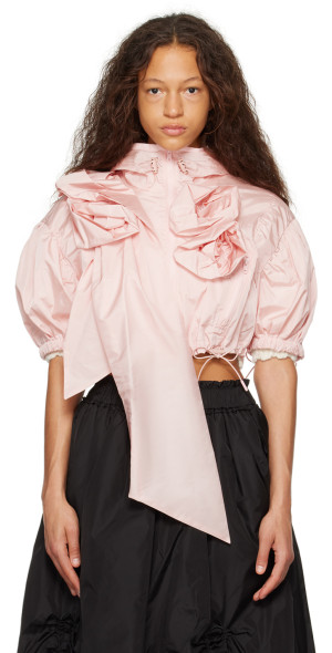 Simone Rocha - Pink Pressed Roses Jacket