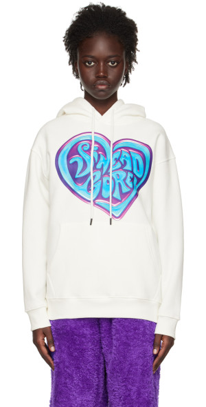 Sinead Gorey - White Gradient Heart Hoodie