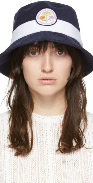 SJYP - Navy Terrycloth Bucket Hat