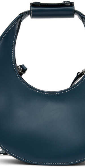Staud - Navy Mini Moon Bag