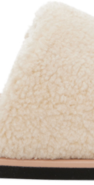 Stella McCartney - Pink Yoshitomo Nara Edition 'Little Black Bunny' Slides