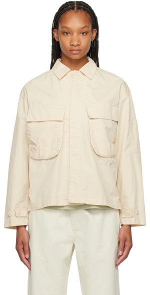Stüssy - Off-White Military Shirt