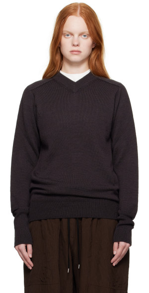 Studio Nicholson - Brown Inverness Sweater
