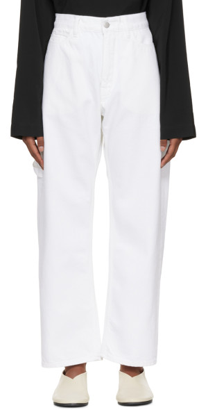 Studio Nicholson - White Rae Jeans