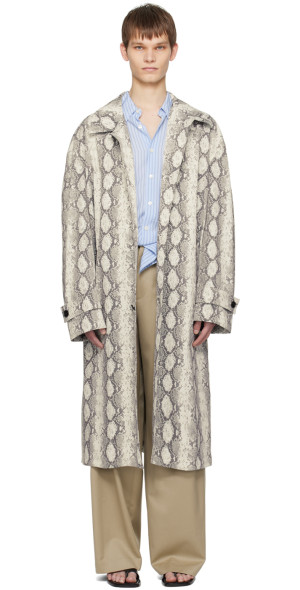 System - Gray Oversized Coat