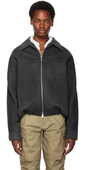 System - Gray Zip Jacket