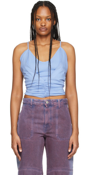 The Attico - Blue Niki Tank