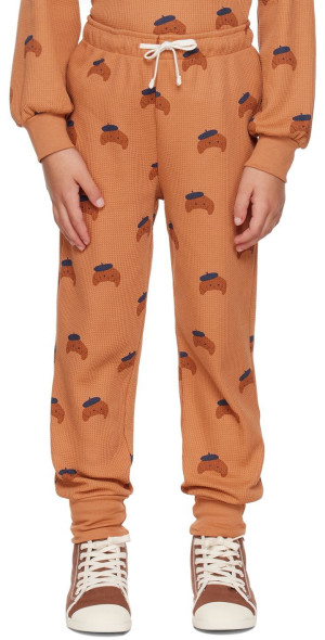 TINYCOTTONS - Kids Orange Croissant Lounge Pants