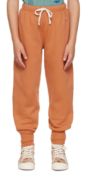 TINYCOTTONS - Kids Orange 'Tiny' Lounge Pants
