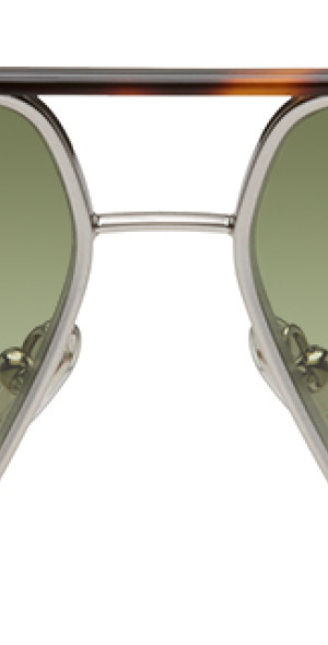 TOM FORD - Silver Aviator Sunglasses