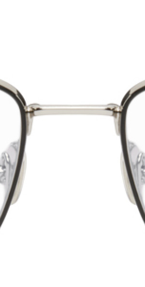 TOM FORD - Silver Blue Block Square Glasses