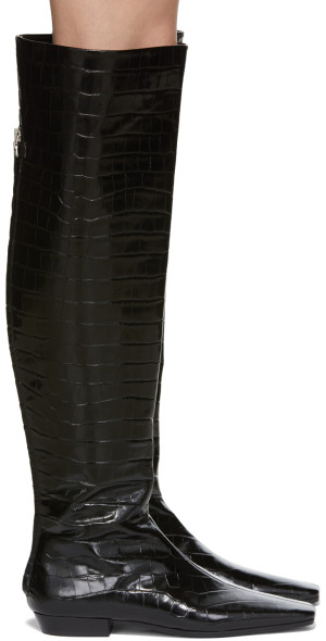 TOTEME - Black Over-Knee Boots