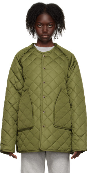 Trunk Project - SSENSE Exclusive Khaki Quilted Jacket
