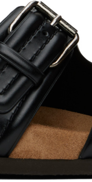 Valentino Garavani - Black Fussfriend Calfskin Slides